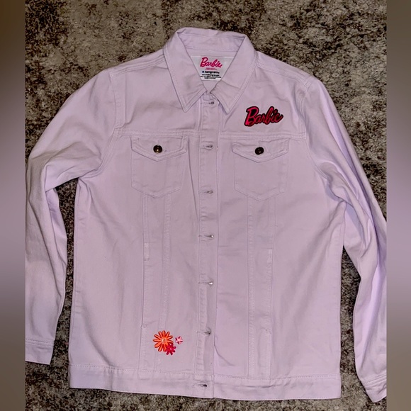 Barbie | Jackets & Coats | Barbie Truck Tour Jean Jacket Sm | Poshmark